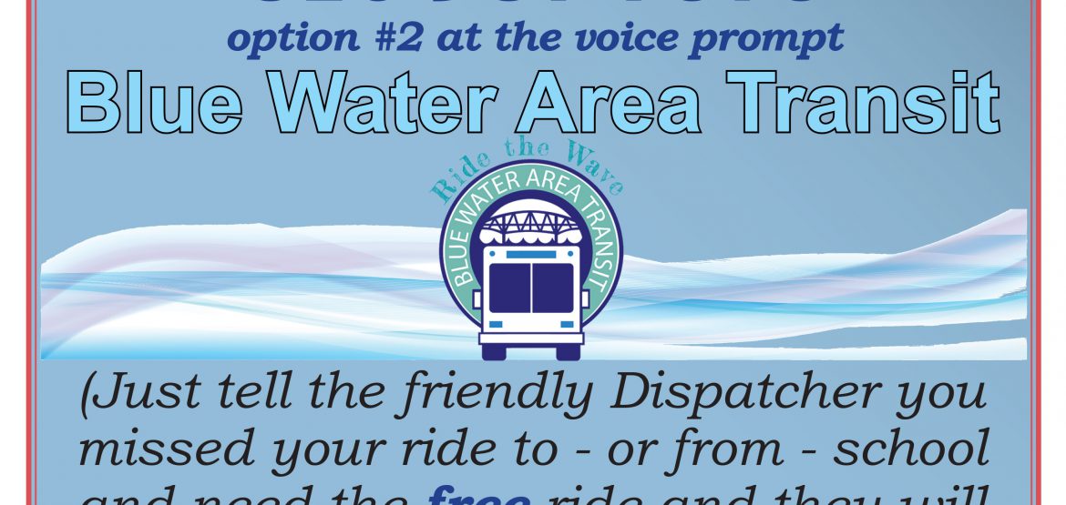 New Services – Blue Water Area Transit